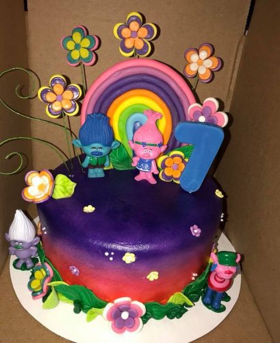Trolls Cakes Cute Designs For Kids