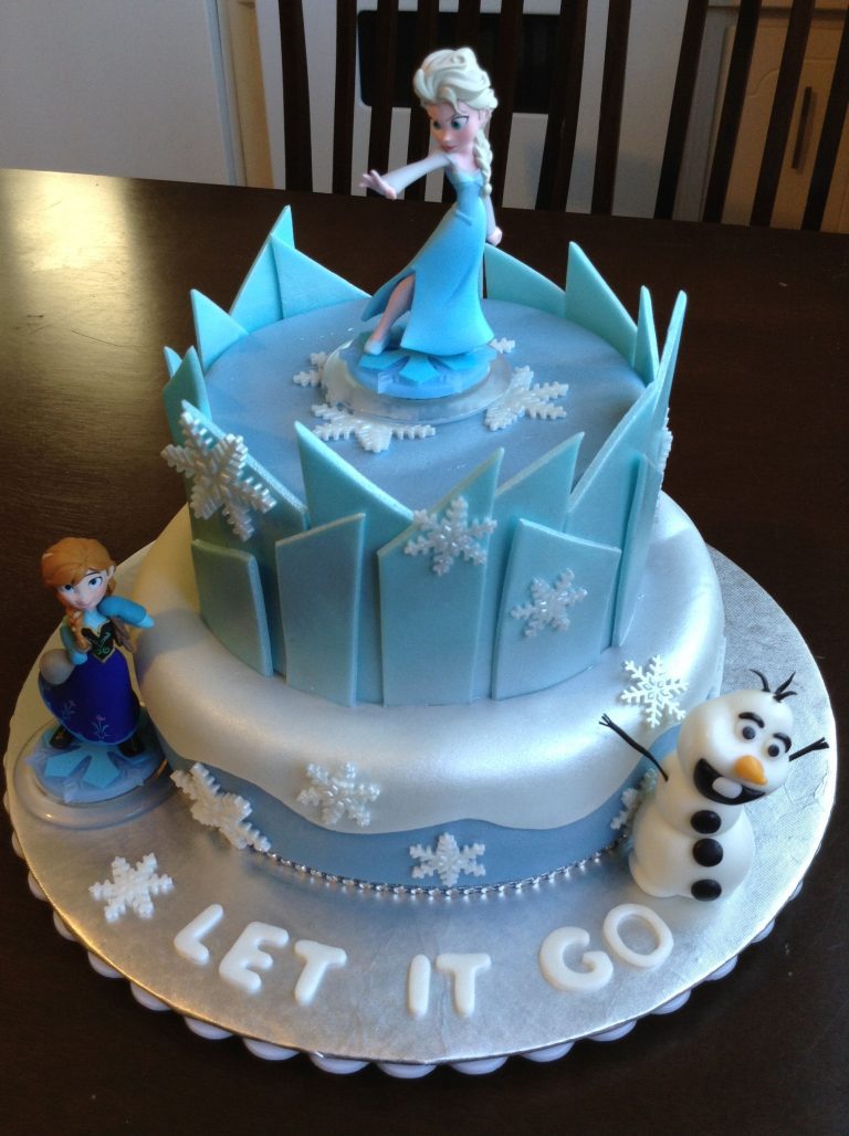 10 Frozen Cakes Inspired By Disney's Frozen For The Kids That Can't Let ...