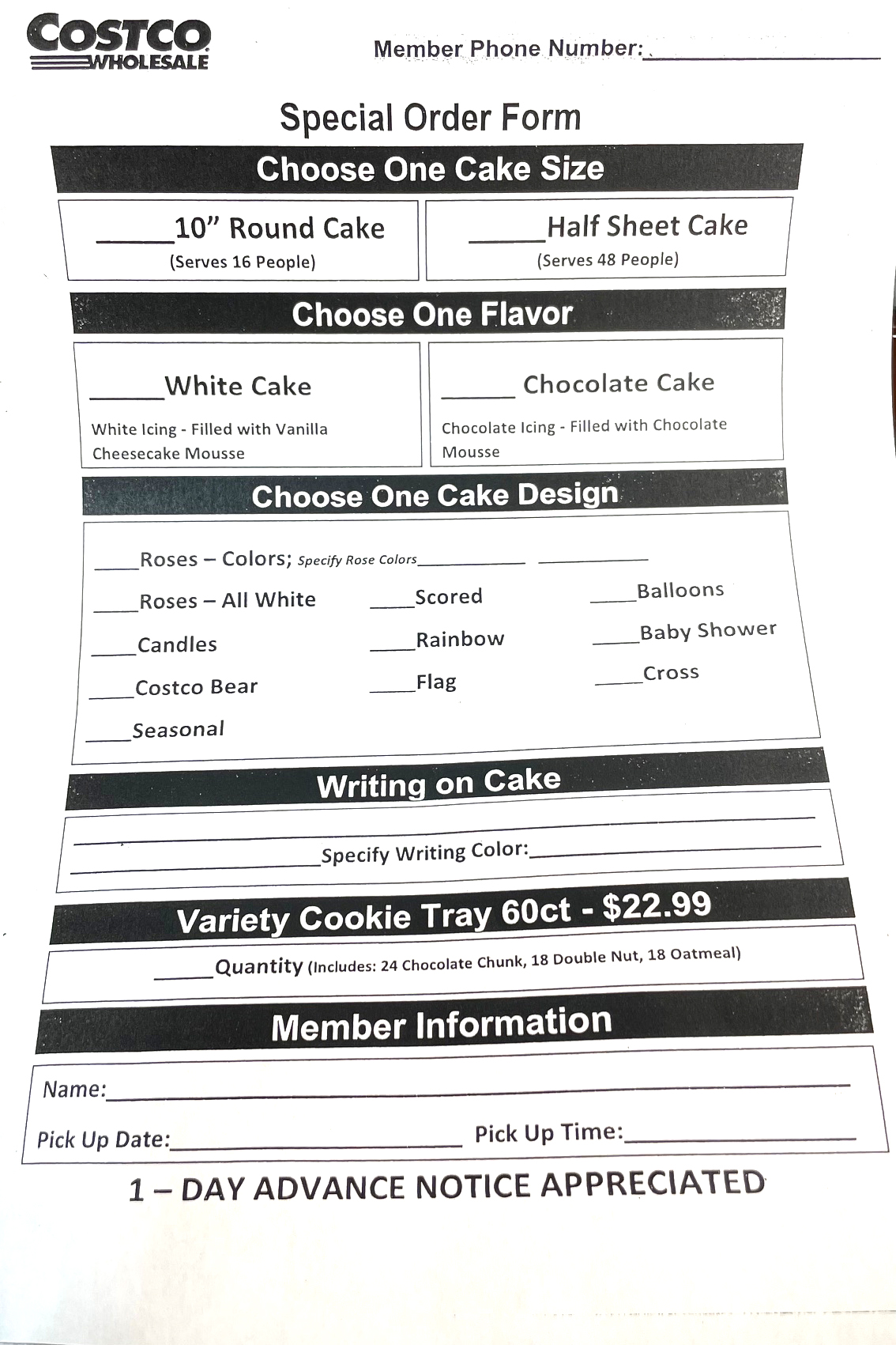 Costco Cakes & Prices in 2024 | All Cake Prices
