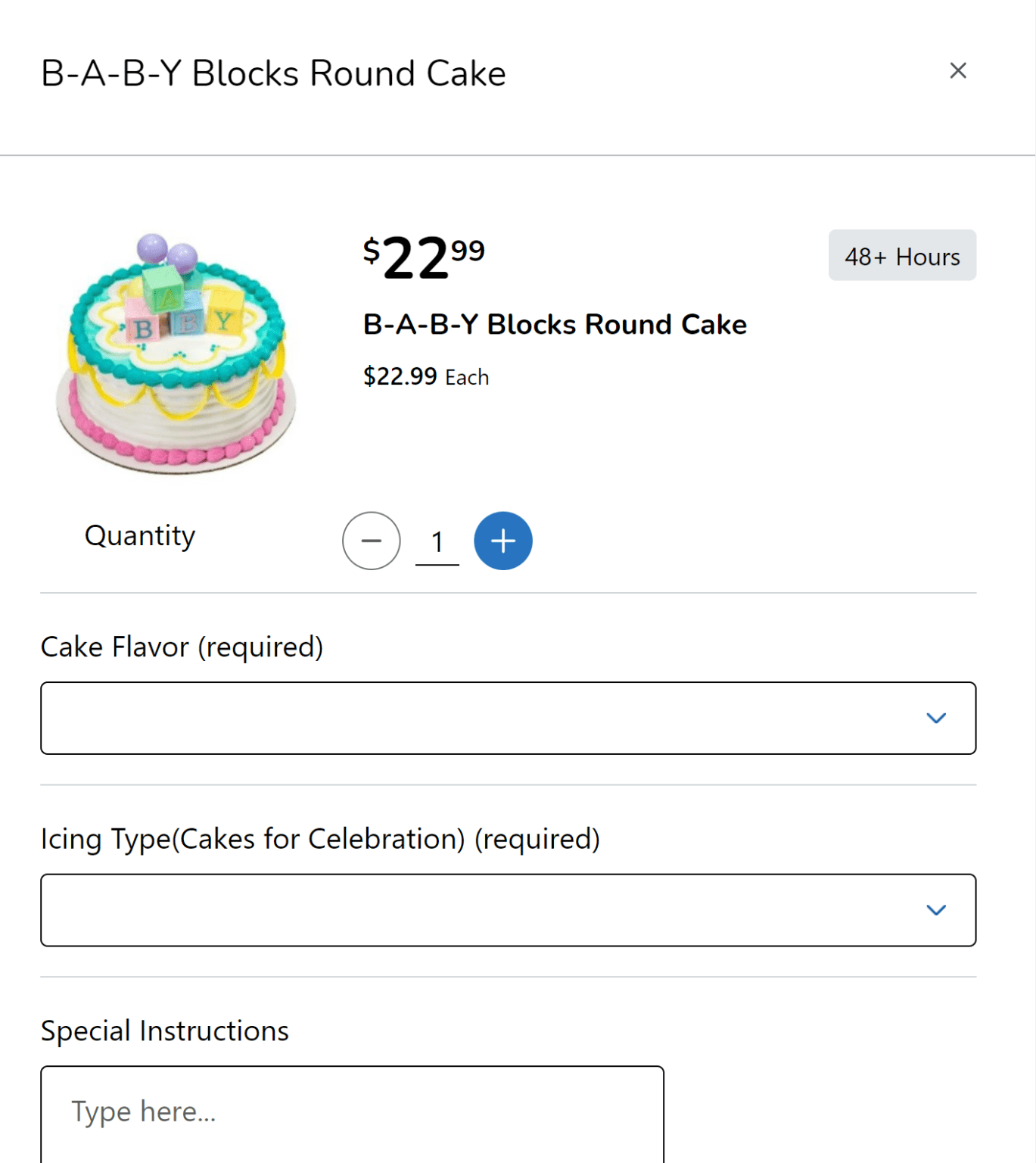 Ralphs Bakery Cakes Prices in 2023